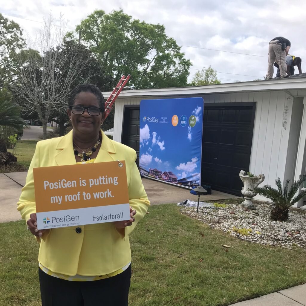 First PosiGen Solar Mississippi Customer Putting Her Roof to Work ...